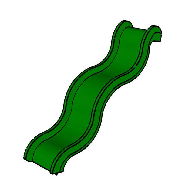 Wave Slide 2.5m | Homefront Wooden Climbing Frames | Capital Play UK